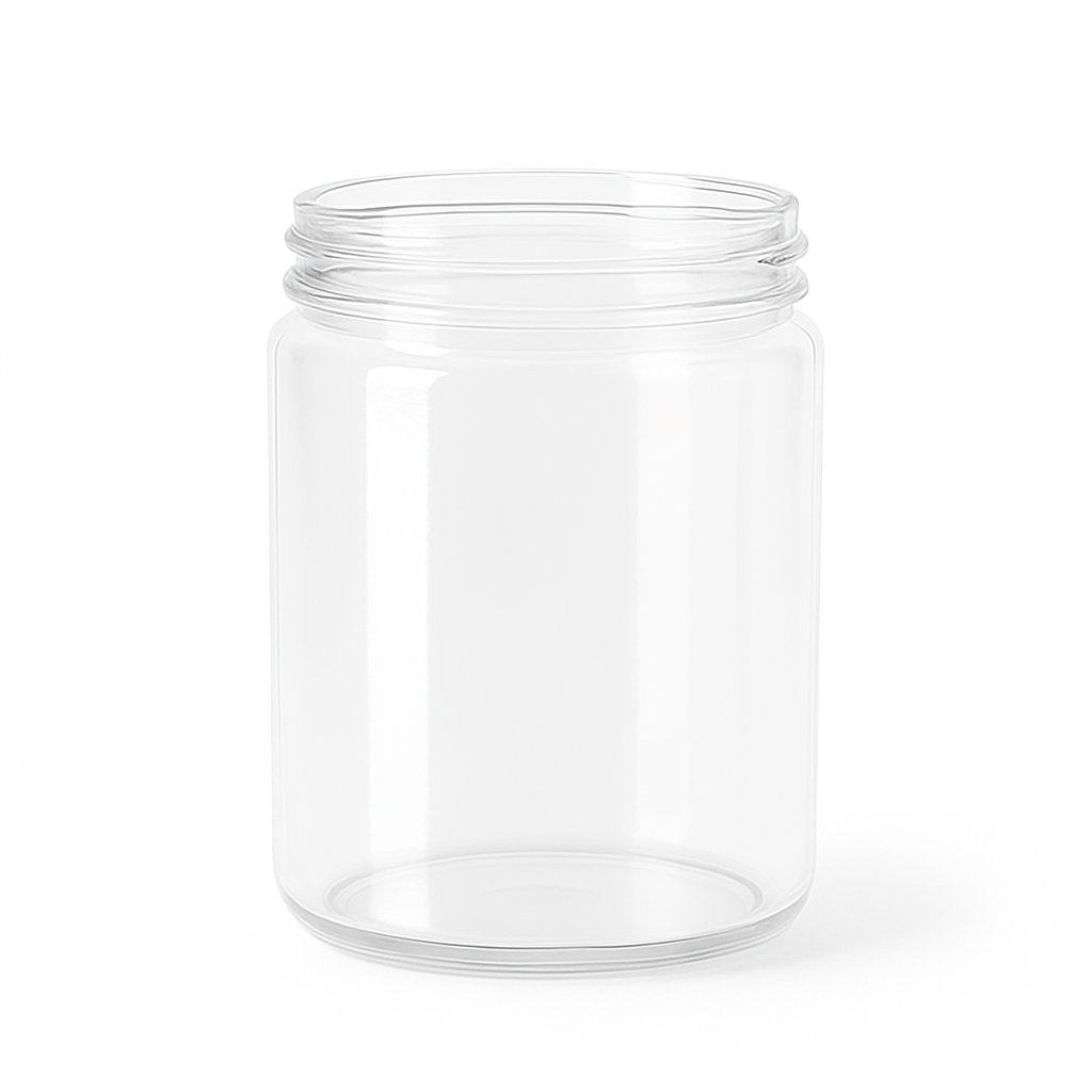 250ml Clear Jar (No Lid) - Aussie Candle Supplies