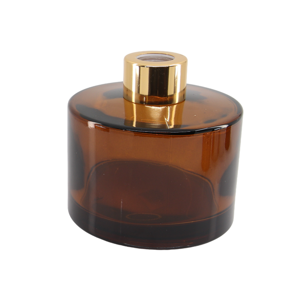 Hamptons Large Amber Diffuser Bottle - Aussie Candle Supplies