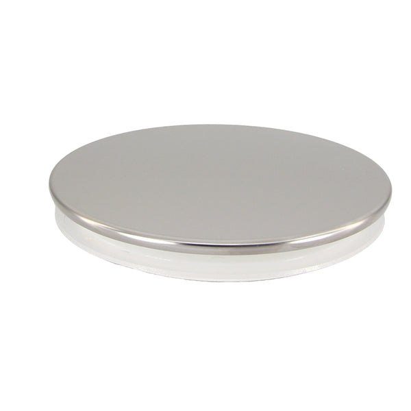 Silver Stainless Steel Lid - Aussie Candle Supplies