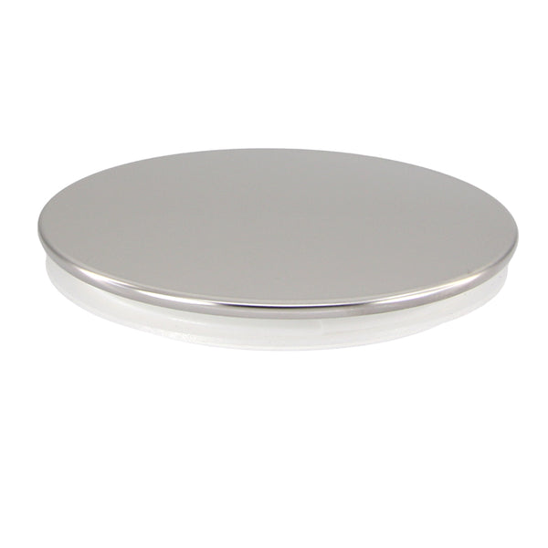 Large Silver Stainless Steel Lid - Aussie Candle Supplies