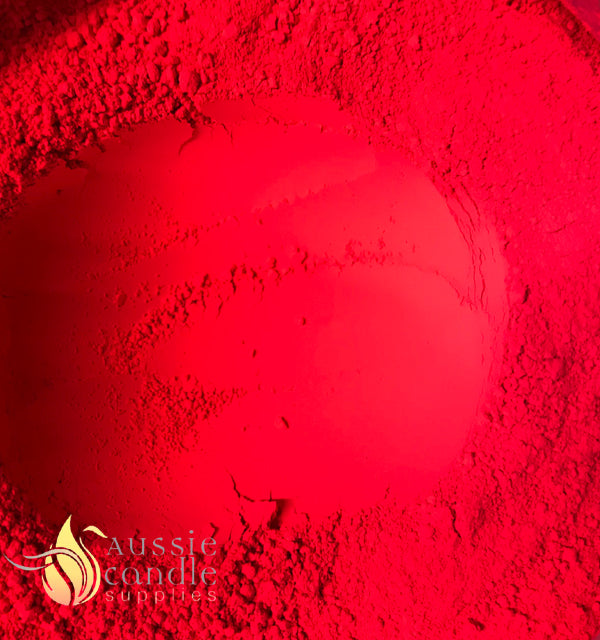 Fluorescent Red Mica - Aussie Candle Supplies