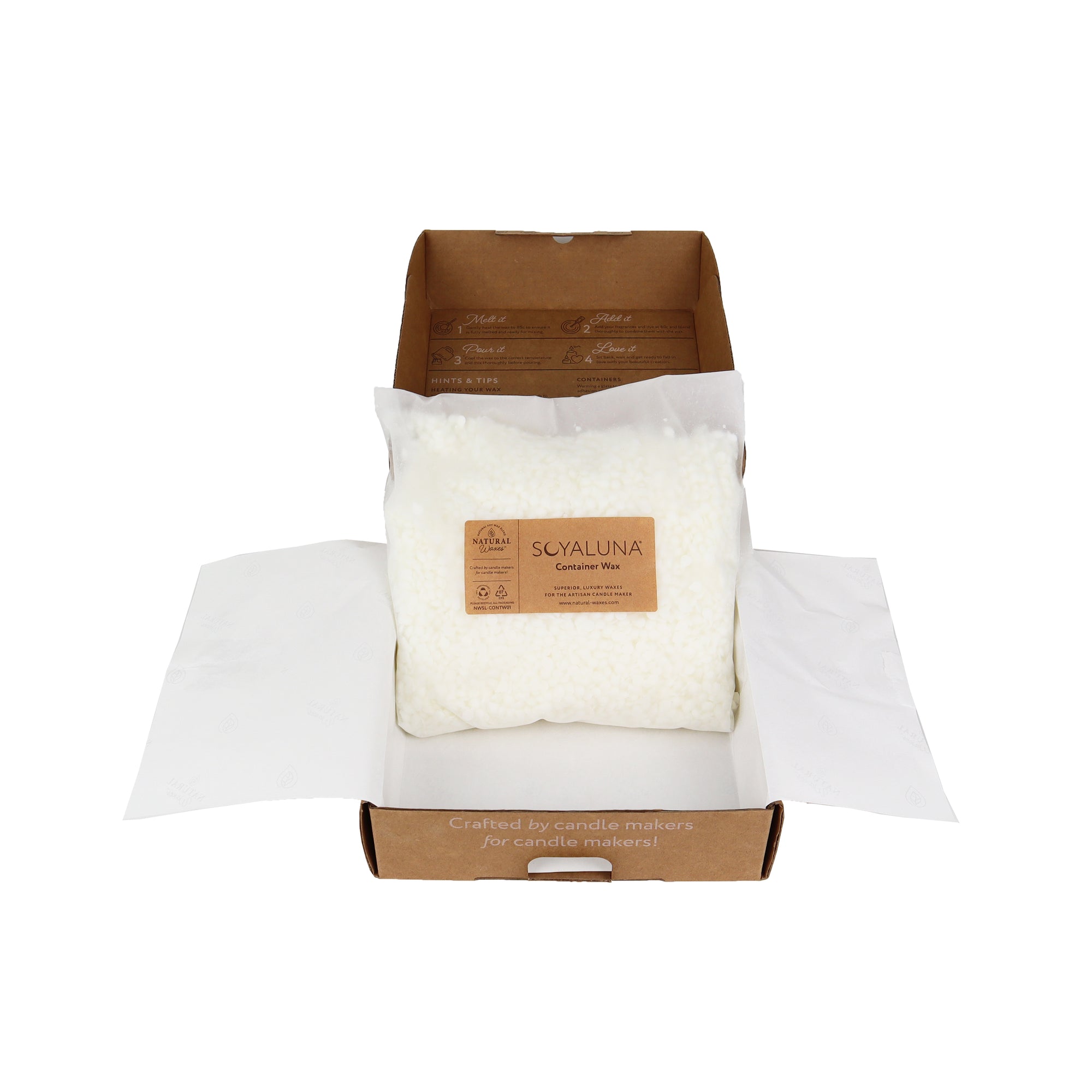 SoyaLuna Container Soy Wax - Aussie Candle Supplies