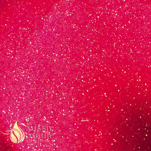 Rainbow Glitter Rich Red Mica - Aussie Candle Supplies