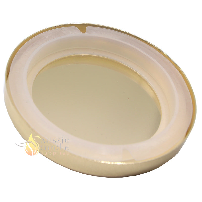 Gold Metal Lid - Aussie Candle Supplies