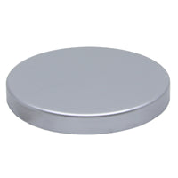 Matt Silver Metal Lid - Aussie Candle Supplies