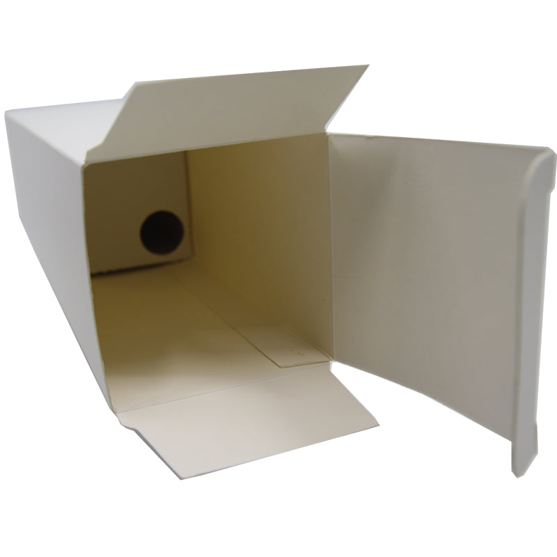 Matt White Reed Jar Box - Aussie Candle Supplies